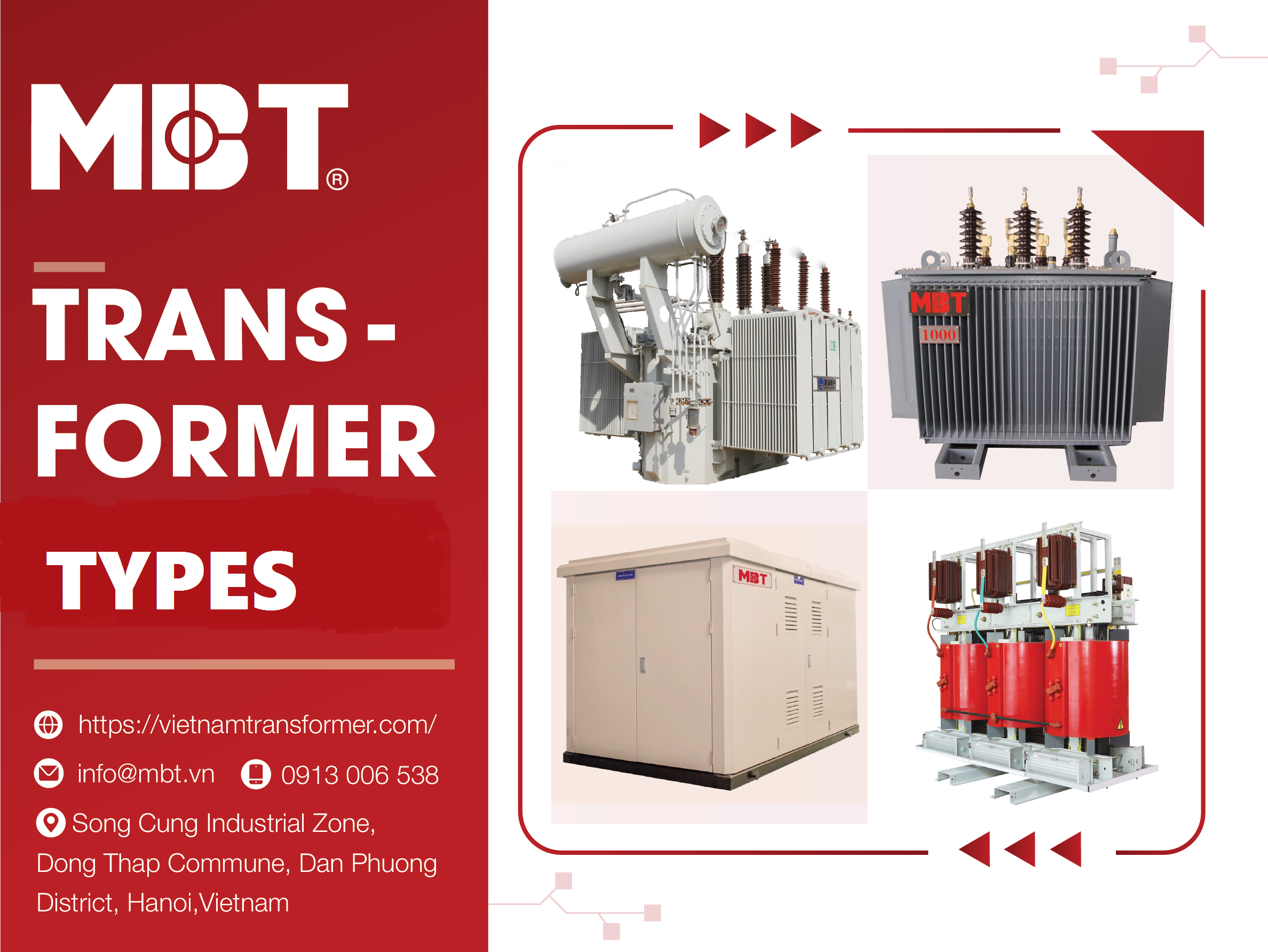 MBT transformer types